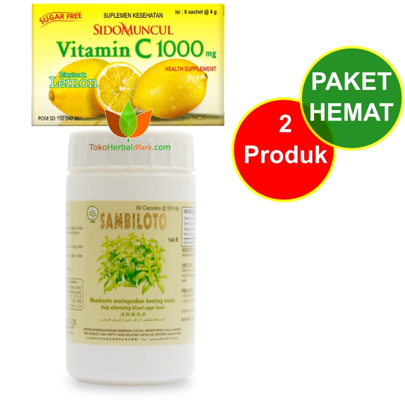 Jual PAKET MURAH SUPLEMEN DAYA TAHAN TUBUH : VITAMIN C 1000MG ...