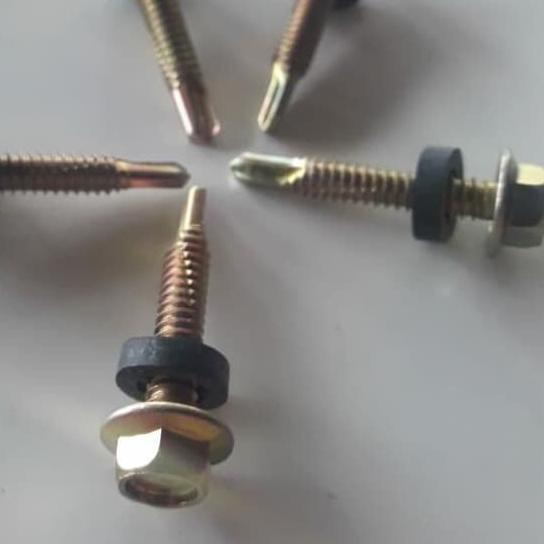 Jual Baut roofing screw skrup atap kanopi genteng solarflat 12x25 12 ...