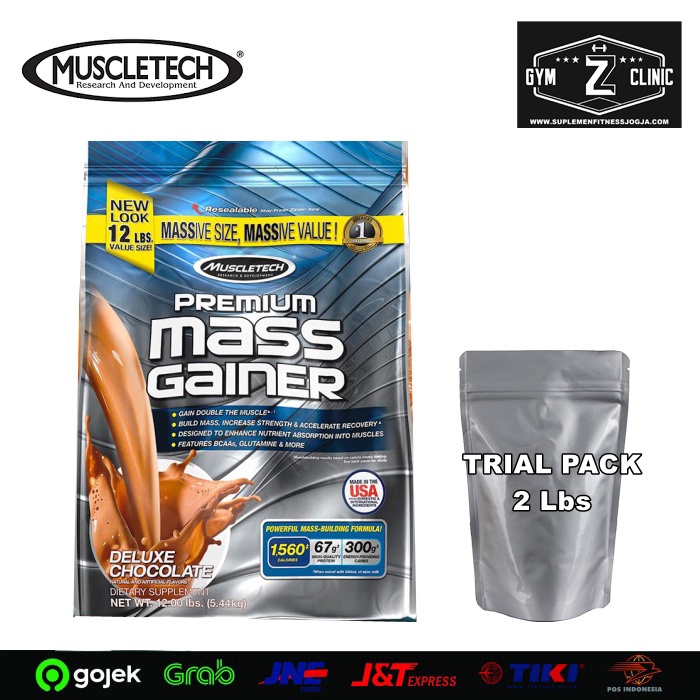 Jual Muscletech Premium Mass Gainer 2 Lbs Trial Pack | Shopee Indonesia