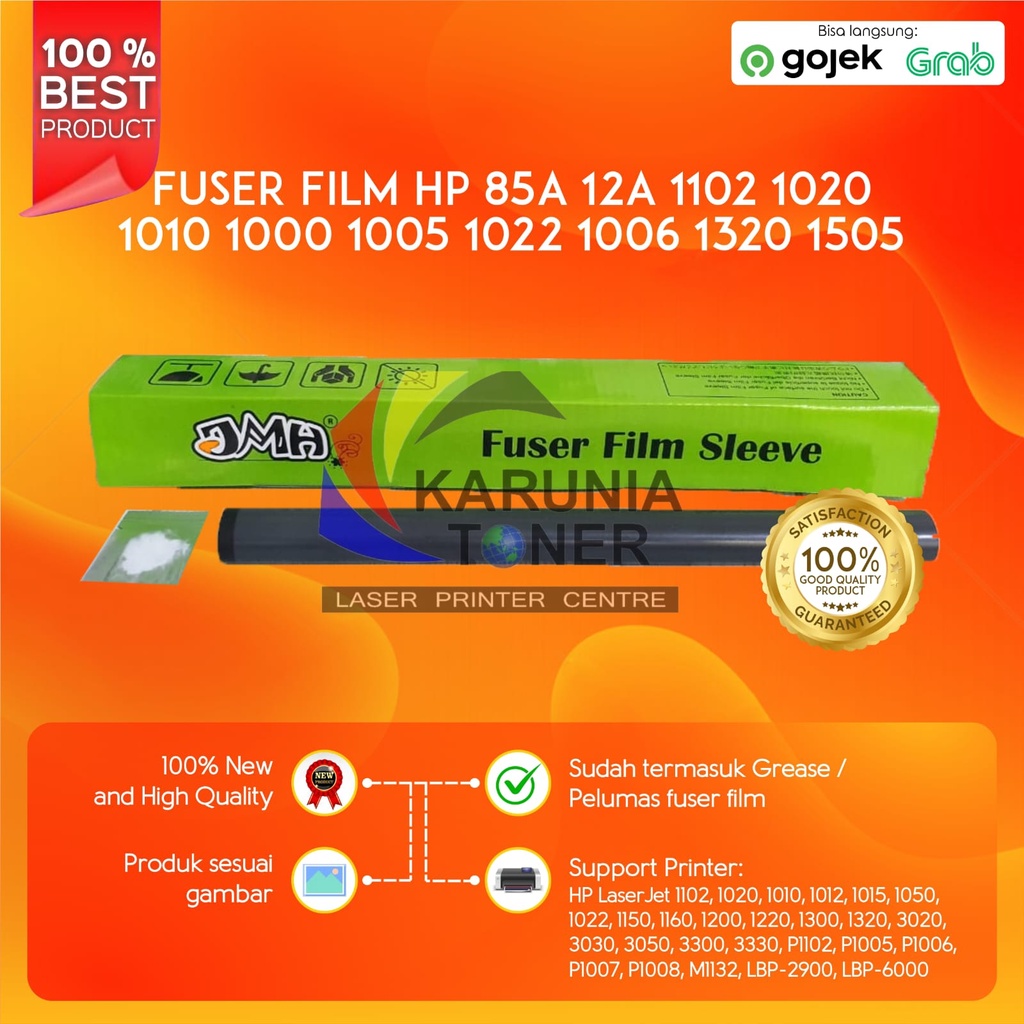Jual FUSER FILM GRAY 85A For use in Laserjet P1102 | Shopee Indonesia