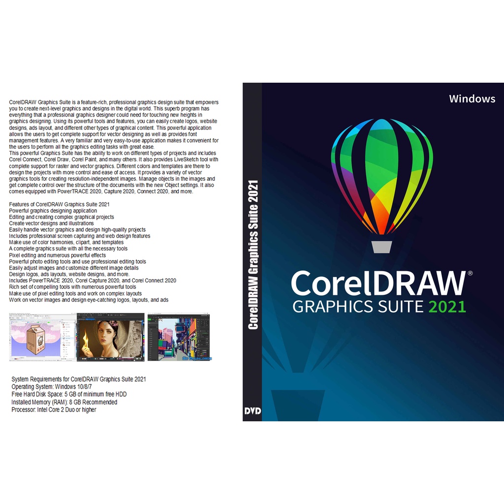 Jual DVD-----CorelDRAW Graphics Suite 2021 X64 | Shopee Indonesia