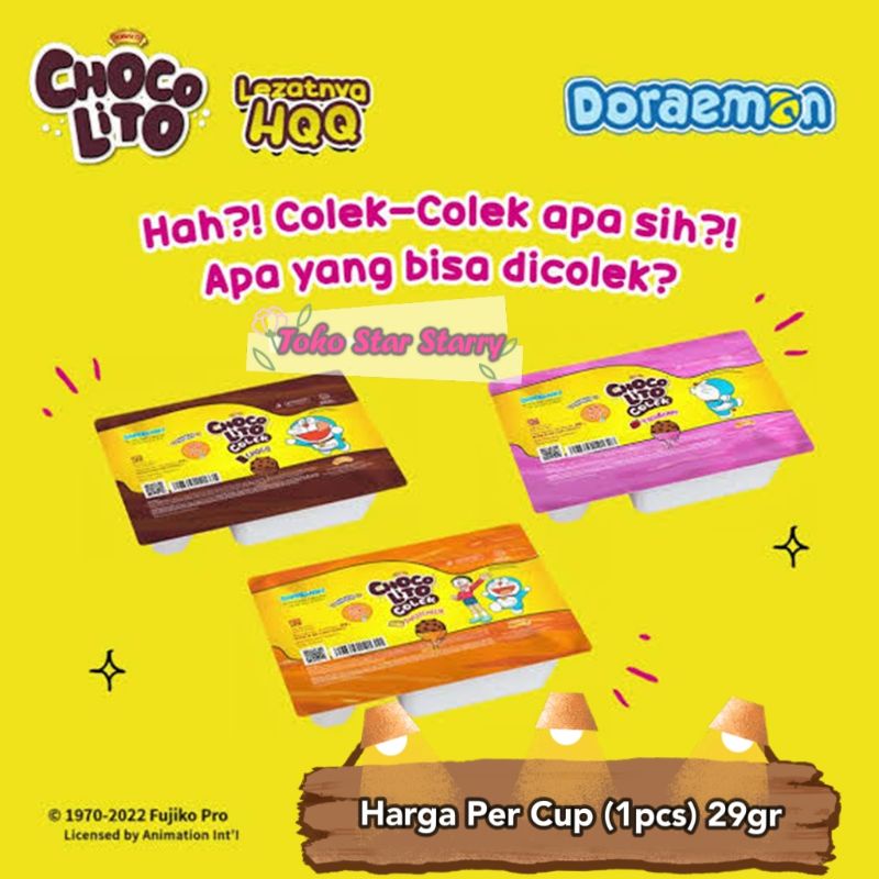 Jual PER PCS SNACK DORAEMON CHOCO LITO COLEK YOGUBERRY 29GR CHOCOLITO ...