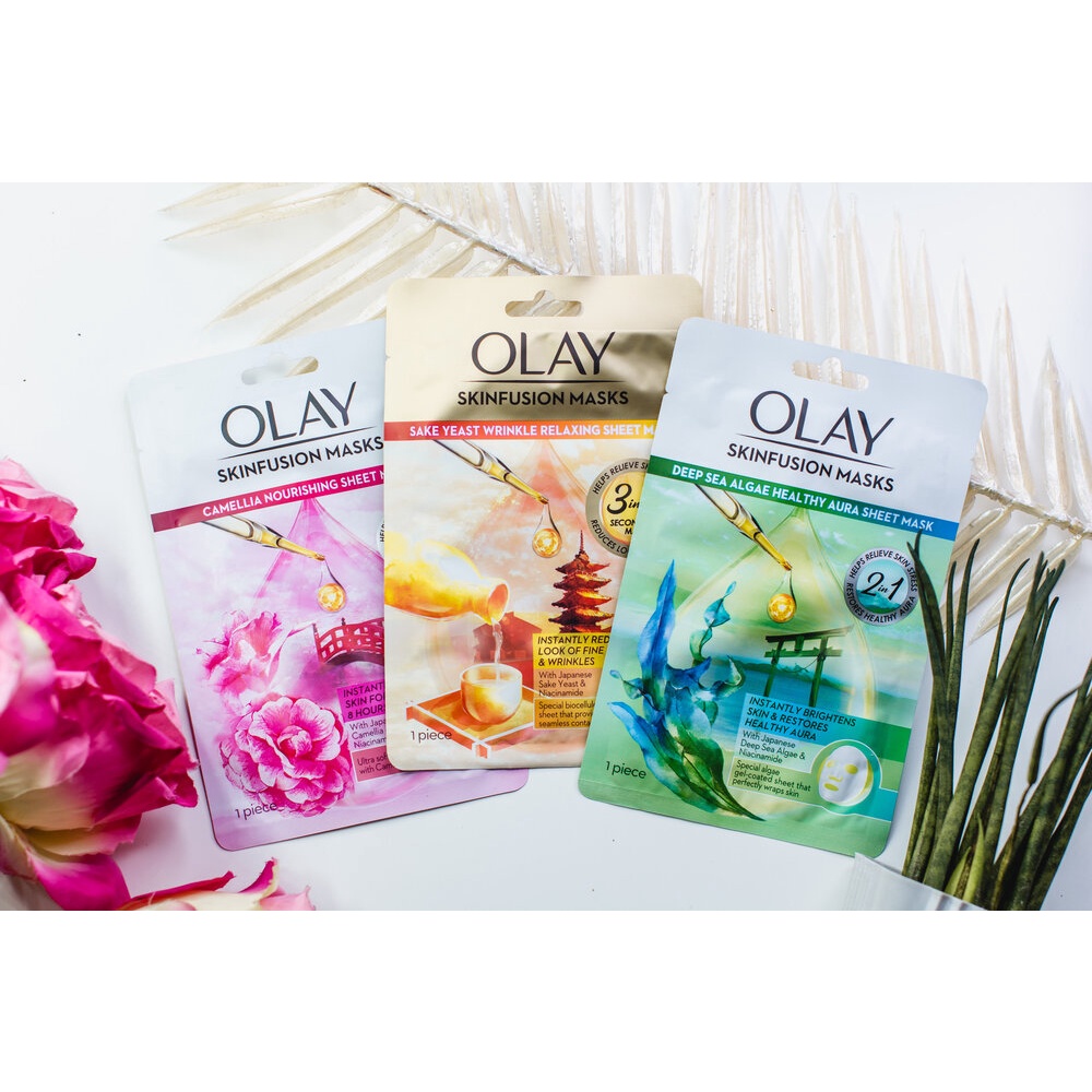 Jual MASKER OLAY DEEP SEA ALGAE KOREAN YUZU JEJU LAVA SEA WATER Olay ...