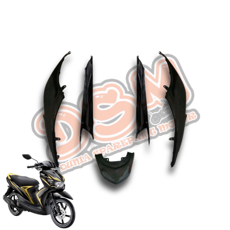 Jual PEKET BODY BELAKANG PLIS BODY SAMBUNGAN SOUL GT HITAM 2013 / COVER ...
