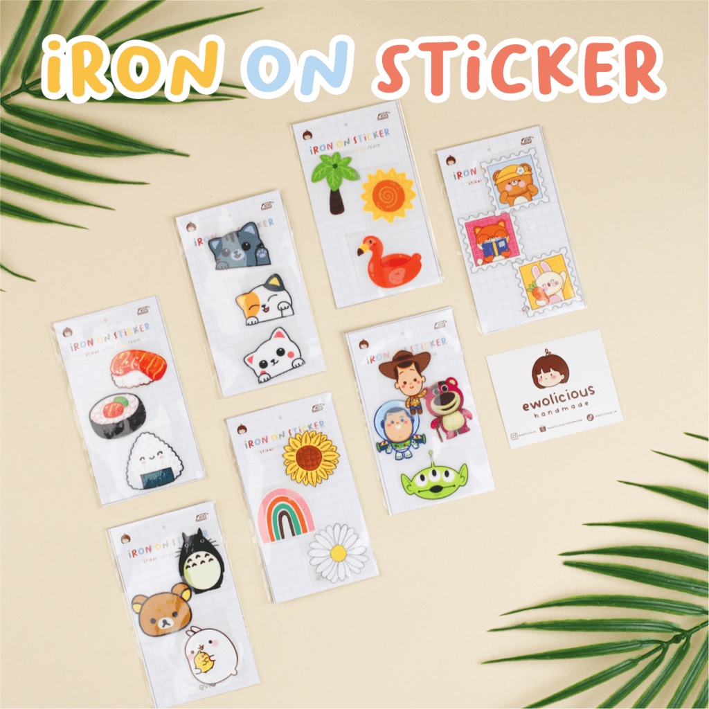 Jual Sticker DTF Kain by Ewolicious | Iron on Sticker | Iron Patch ...