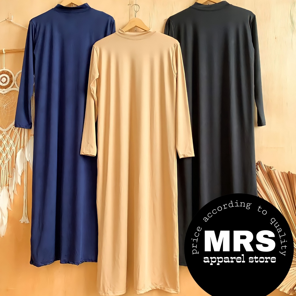 Jual Baju Inner Gamis Polos Lengan Panjang Muslimah | Shopee Indonesia