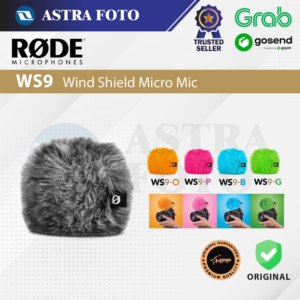 Jual Rode WS9 Deluxe Windshield Deadcat Rode WS 9 Wind Shield Micro Mic ...