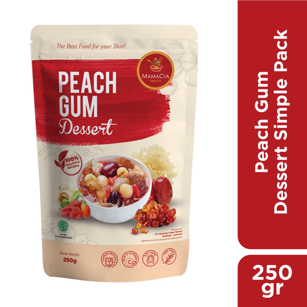 Jual Mamacia Treats Paket Peach Gum Komplit Kualitas Super Grade A+ ...