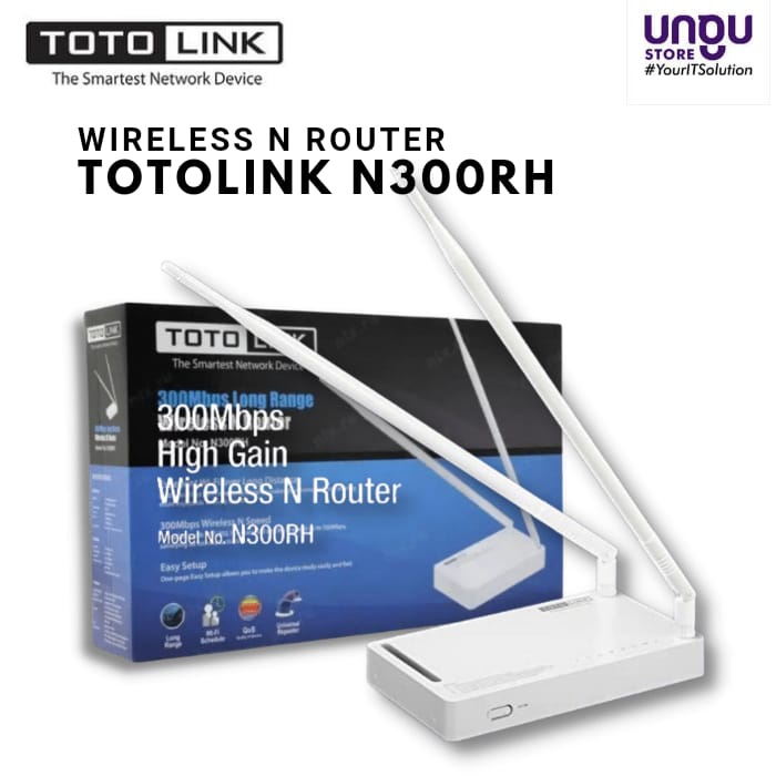 Jual Totolink N300RH Long Range Wireless N Router 300Mbps | Shopee ...