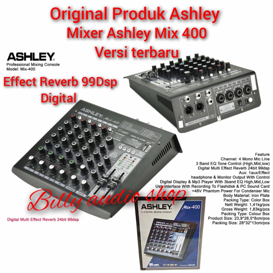 Jual Mixer Ashley Mix 400, Better 4 NEW DAN PREMIUM 4 Original 4 ...