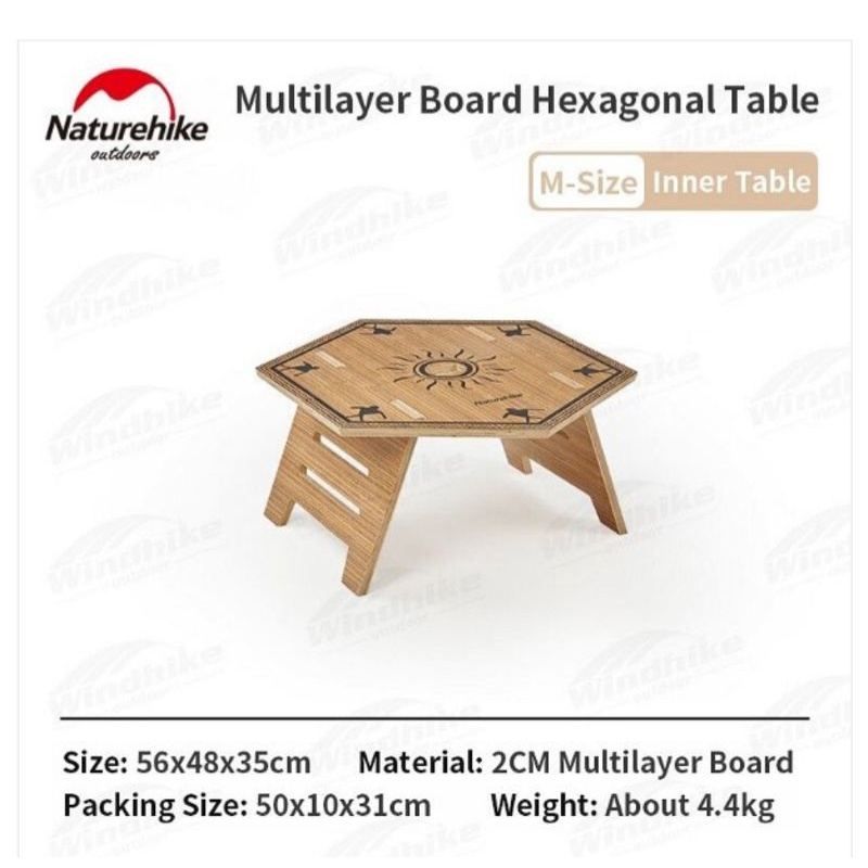Jual MEJA HEXAGONAL NATUREHIKE NH21JU004 [M1] | Shopee Indonesia