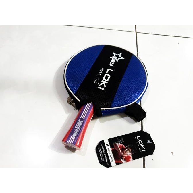 Jual HARGA TERBAIK!!! Bat Pingpong / Bat Tenis Meja LOKI + Cover X-1Star Original | Shopee Indonesia