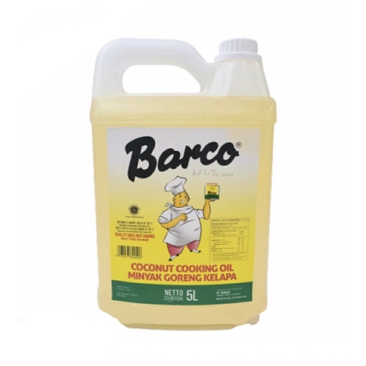 Jual Minyak goreng kelapa/Coconut cooking oil Barco/5 liter/minyak ...