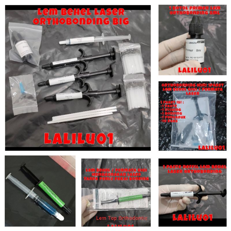 Jual lem orthobonding mini atau besar big laser lem top dental ortho ...