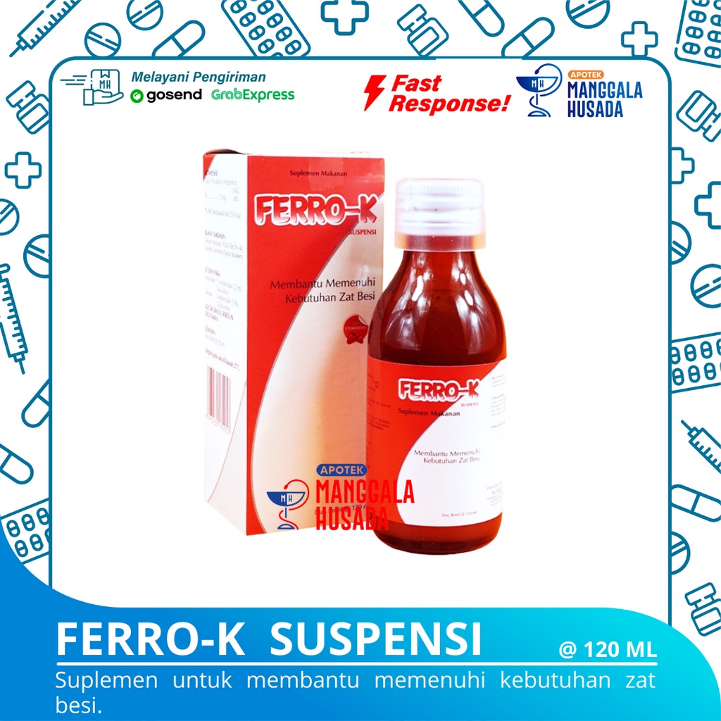 Jual FERRO K SUSPENSI @ 120 ML | Shopee Indonesia