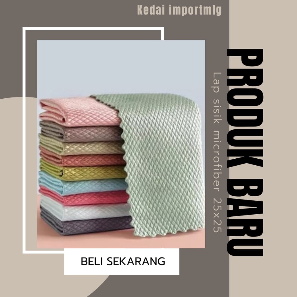 Jual KAIN LAP DAPUR MEJA PIRING ANTI MINYAK MICROFIBER KITCHEN TOWEL ...