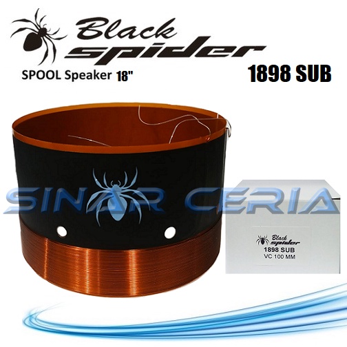 Jual Spul Spool Voice Coil Speaker 18 inch Black Spider BS-1898 SB ...