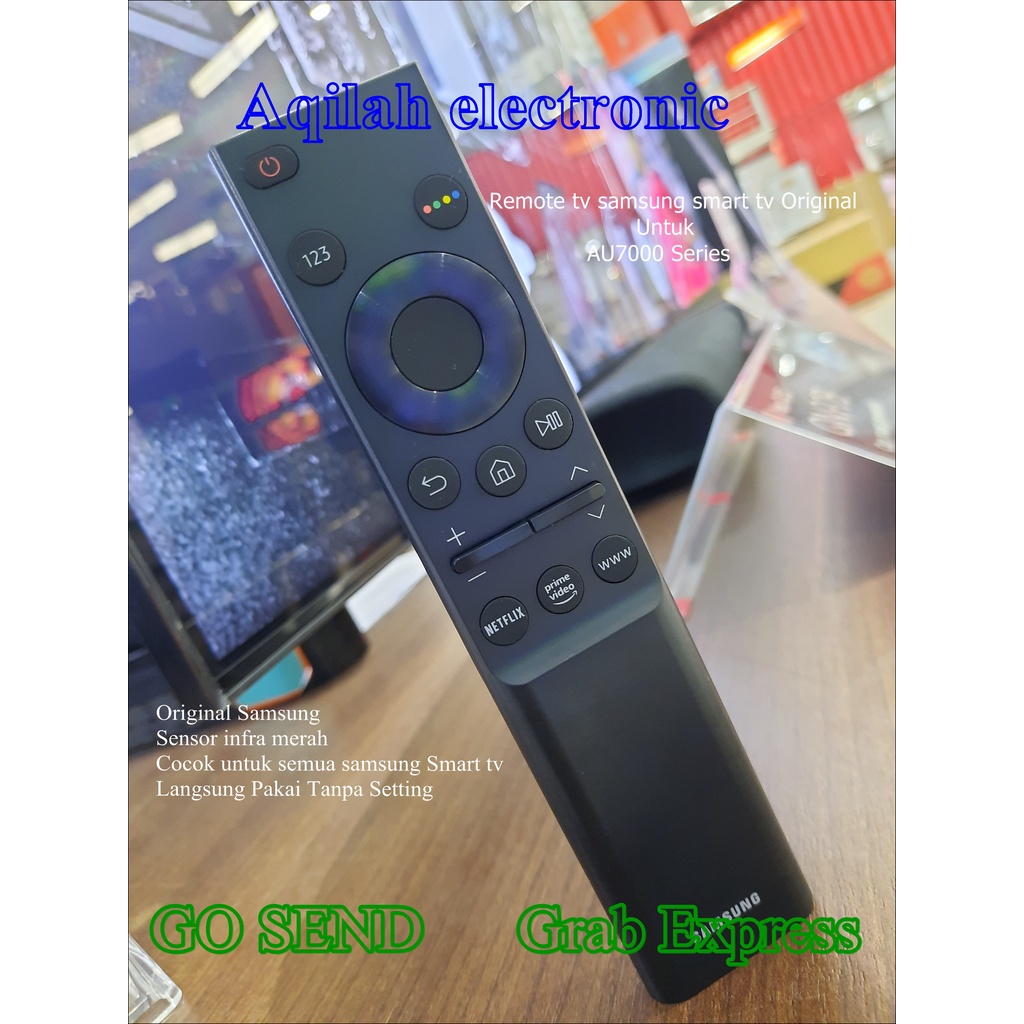Jual Remote tv samsung smart tv Original untuk AU7000 series | Shopee Indonesia
