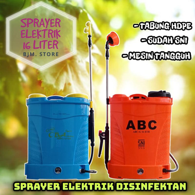 Jual SPRAYER ELEKTRIK CBA TYPE 3 DAN ABC-SM / TANGKI SPRAYER OTOMATIS ...