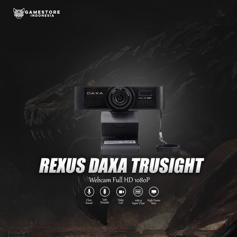 Jual Webcam Camera Full HD 1080P Rexus DAXA TRUSIGHT | Shopee Indonesia