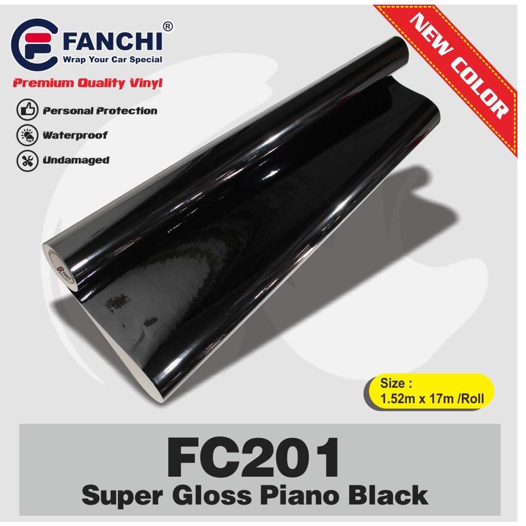 Jual Stiker Super Glossy Black 152cm (mtr) | Shopee Indonesia