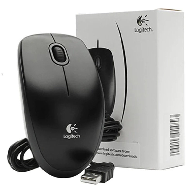 Jual Mouse Kabel Logitech B100 Original | Shopee Indonesia