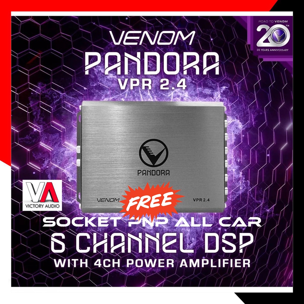 Jual FREE SOCKET PNP - Digital Sound Processor VENOM PANDORA VPR 2.4 6 ...