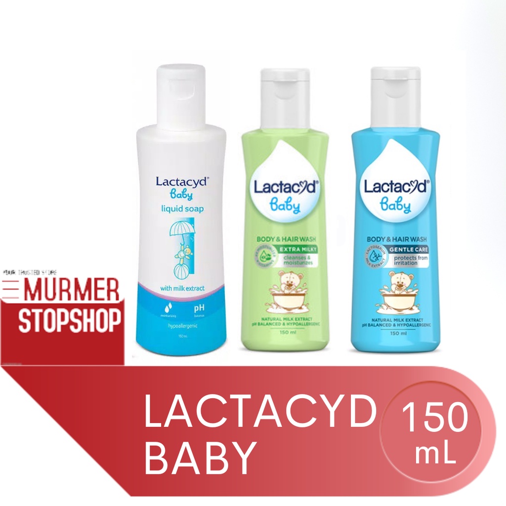 Jual Lactacyd Baby Soap Body Hair Wash Extra Milky Gentle Care 150ml ...