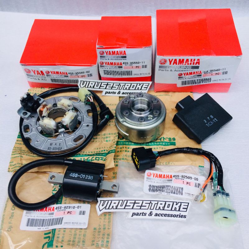 Jual Pengapian Full Set Racing Yamaha YZ125 YZ 125 Koil CDI Magnet Spul Soket Original YGP 4SS ...