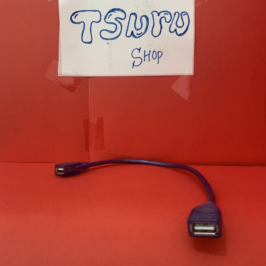 Jual Kabel USB 2.0 Female To Female 30CM / Sambungan USB 30 CM | Shopee ...
