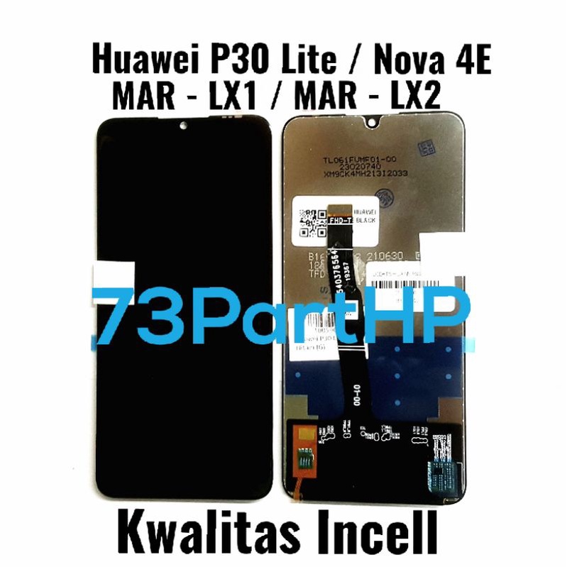 Jual LCD Touchscreen Fullset Hua wei P30 Lite / Nova 4E / MAR-LX1M ...