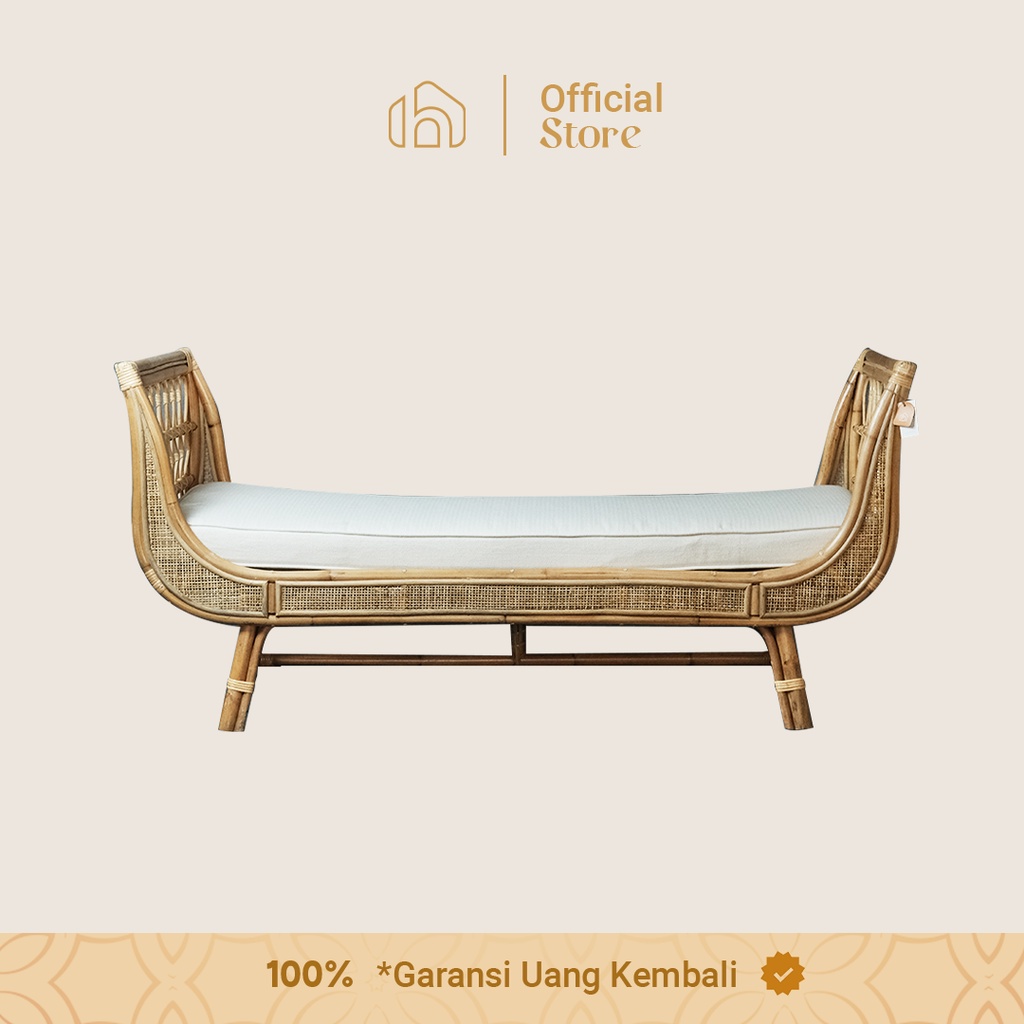 Jual Homessential TAMBAKAN Bench - Kursi Santai Rotan Minimalis ...