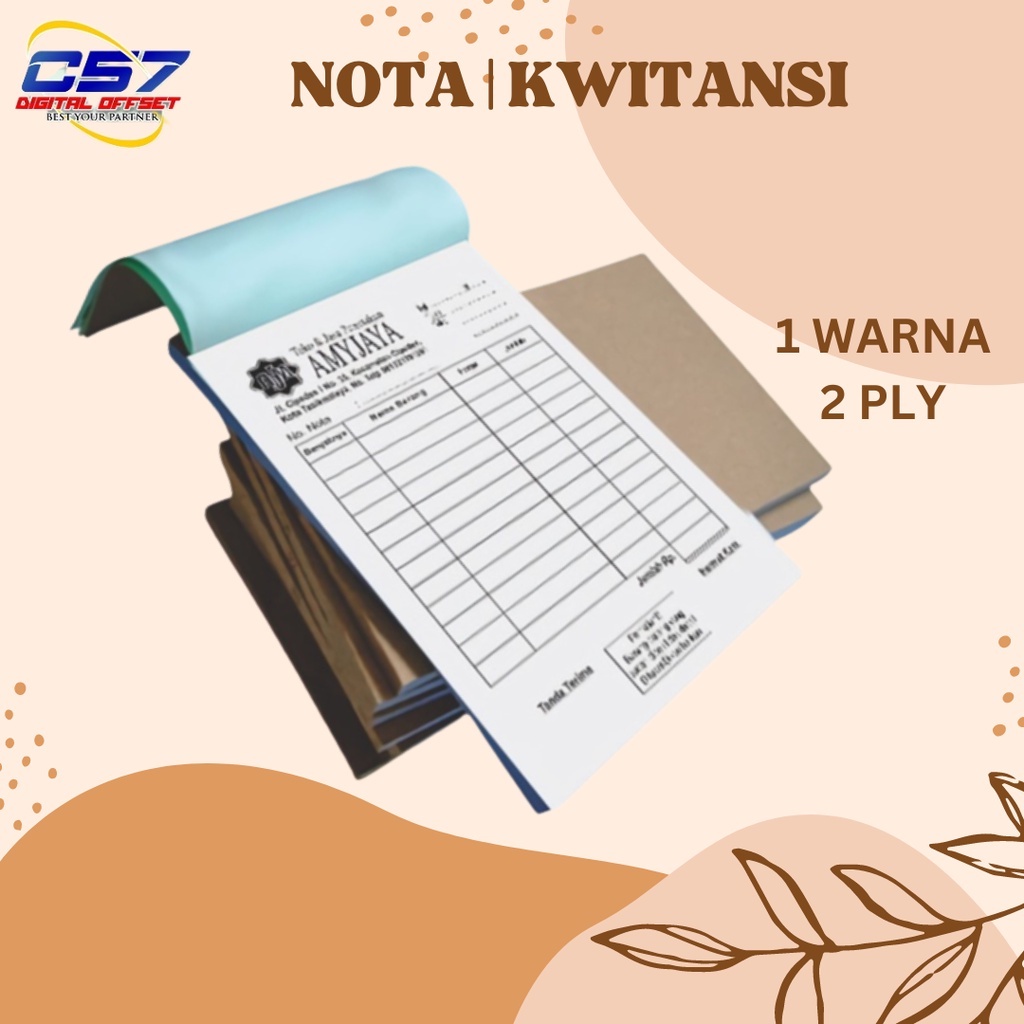Jual CETAK NOTA HVS | KWITANSI | SURAT JALAN 1 RIM 2 PLY | Shopee Indonesia