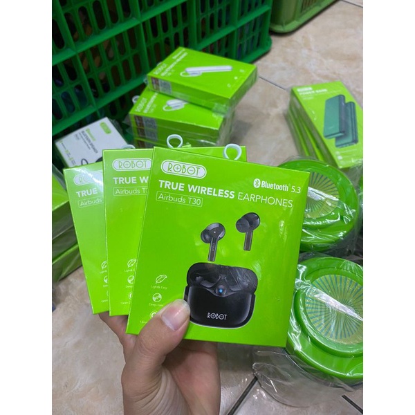 Jual earphone bluetooth robot T50 | Shopee Indonesia