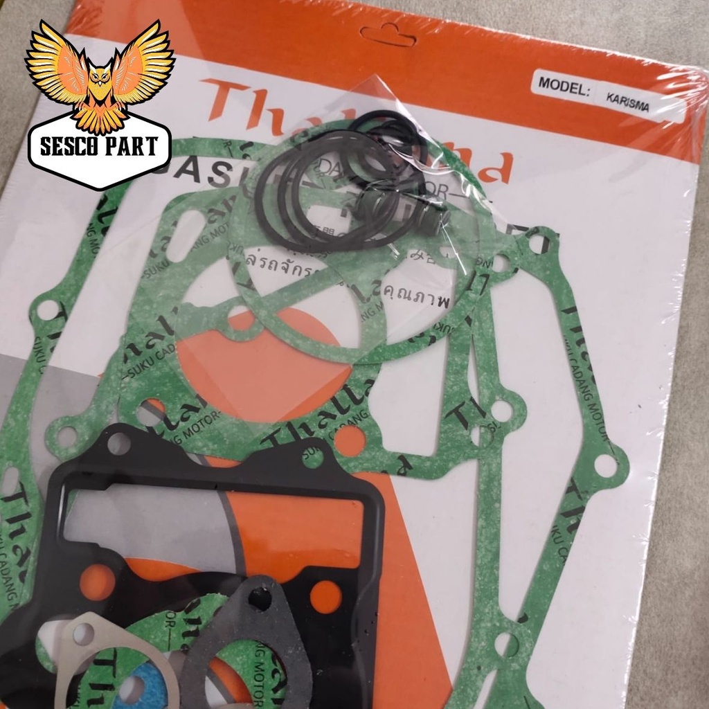 Jual PAKING FULL SET KARISMA FULLSET SUPRA X 125/KIRANA PERPAK KARISMA THALLAND | Shopee Indonesia