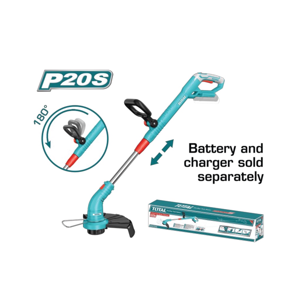 Jual TOTAL MESIN POTONG RUMPUT BATERAI / LITHIUM-ION GRASS TRIMMER ...