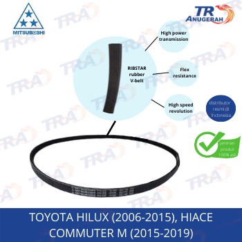 Jual Tali kipas Fan belt MITSUBOSHI 7PK1473 Toyota Hilux, Hiace Commuter | Shopee Indonesia