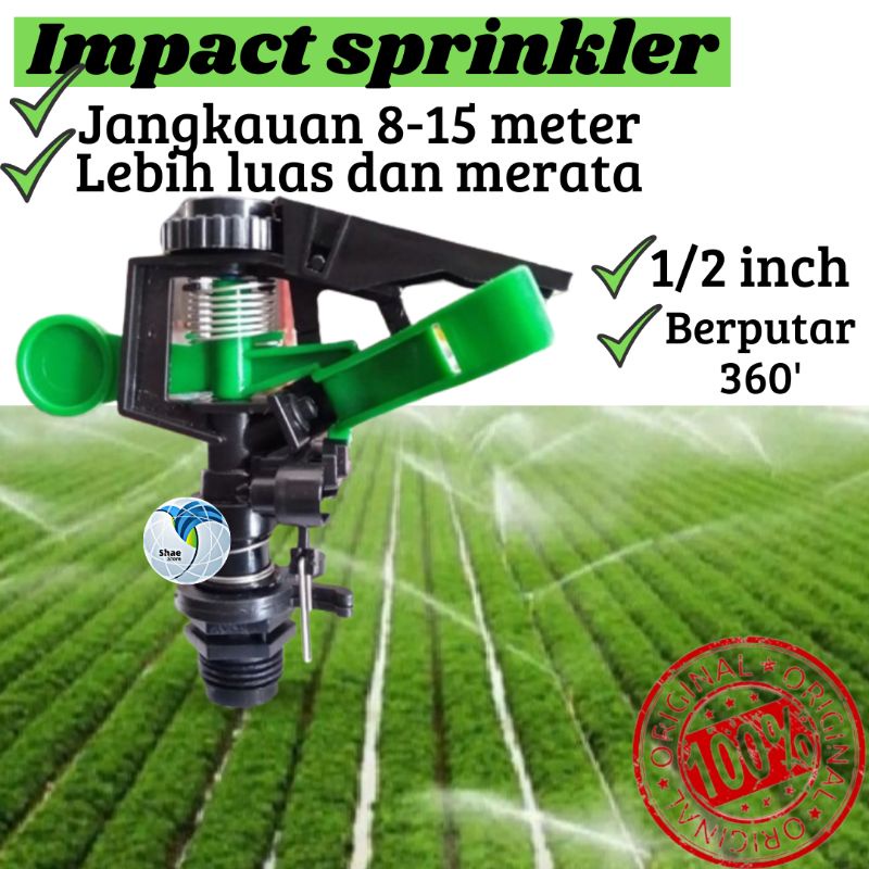 Jual Sprinkler Pertanian Taman Kebun Spinkler Berputar 360 Derajat 1/2 ...