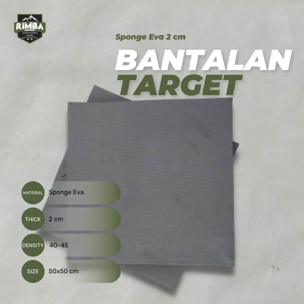 Jual Spons Target 2 cm / Sponge Eva / Busa Ati / Eva Foam / Spon Ati ...