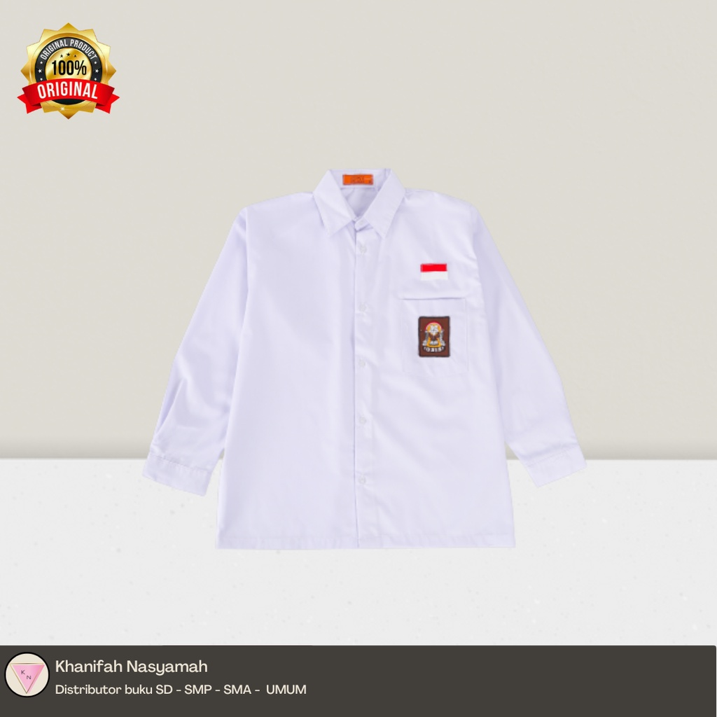 Jual Baju Putih SMA Premium | Seragam Atasan SMA Putih | Kemeja Putih ...