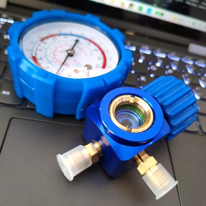 Jual Manifold Single Pressure Gauge kaca PGS467LA pengukur tekanan ...