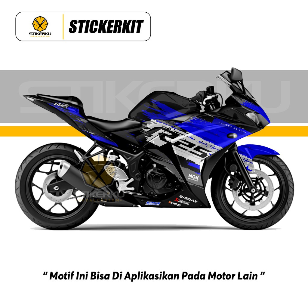 Jual Decals Custom R25 V1 / Decal Stiker Full Body Motor R25 Old ...