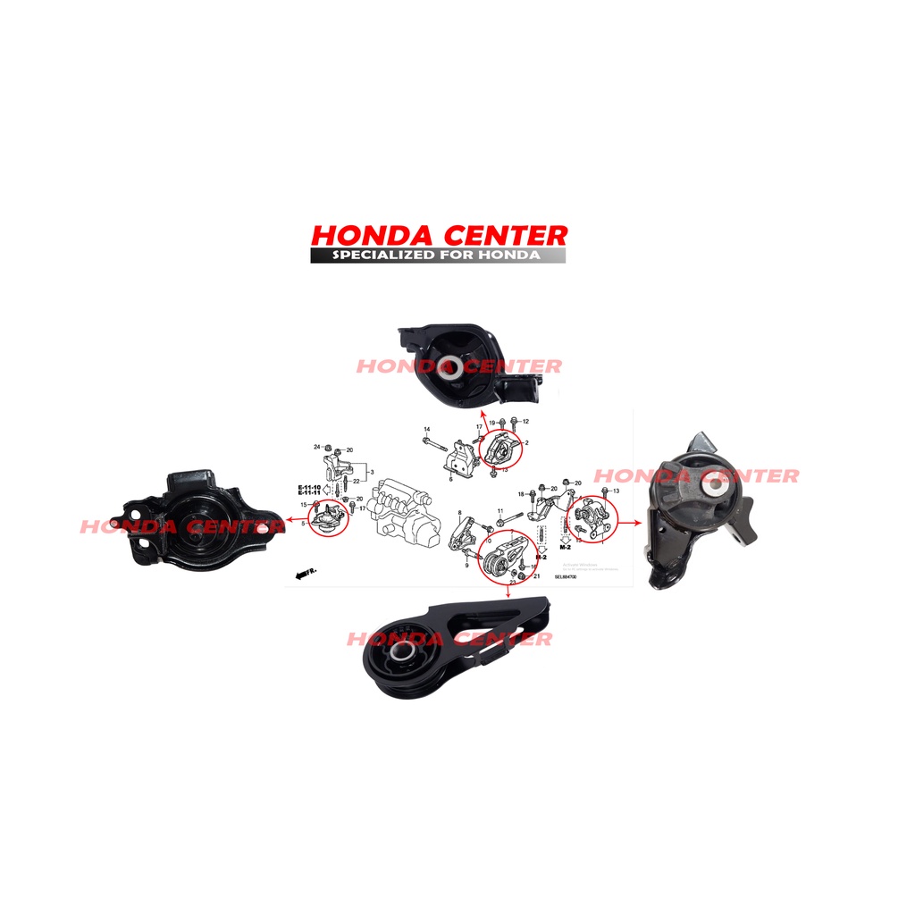Jual Engine Mounting Gantungan Mesin Pangkuan Mesin Kaki Mesin Pondasi ...