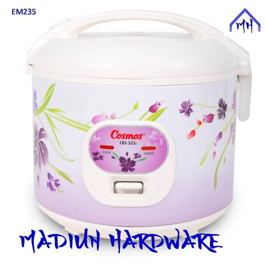 Jual Rice Cooker Cosmos CRJ-323S Non Stick Kapasitas 1,8 Liter | Shopee ...