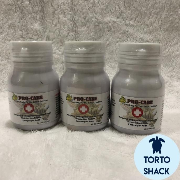 Jual JKK Pro Care 50 Kapsul | Obat Kura Reptil|Obat Sulcata Pilek Flu ...