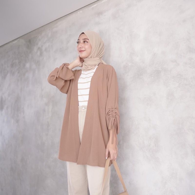 Jual ALIN CARDI POLOS MODEL LENGAN SERUT / CARDY CRINCLE AIRFLOW ...