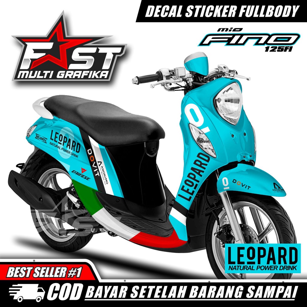 Jual DECAL STICKER FINO FI 2014-19 FULL BODY Decal stiker yamaha Fino ...