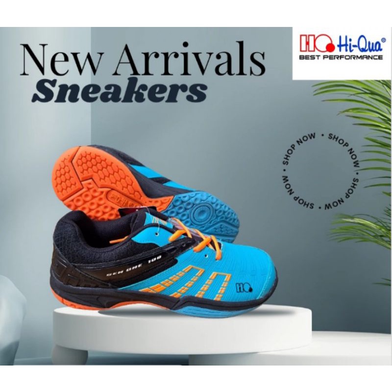 Jual Sepatu Badminton Hi-Qua / Sepatu Hi-Qua G-One Original | Shopee ...