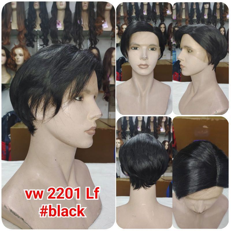 Jual wig cowok lacefront 2201 lf | Shopee Indonesia