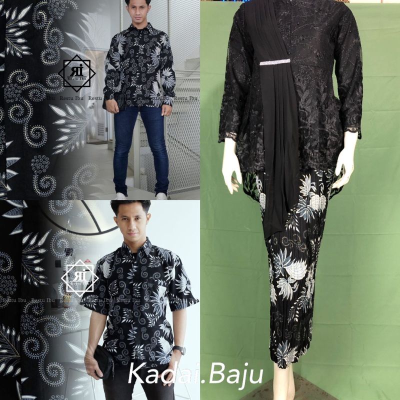 Jual (COD)set couple aurora selendang terbaru set couple terlaris set ...